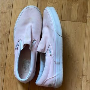 Vans | Shoes | Light Pink Vans | Poshmark
